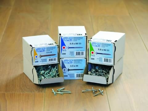 Schroeven in recyclebare doosjes – KIDV